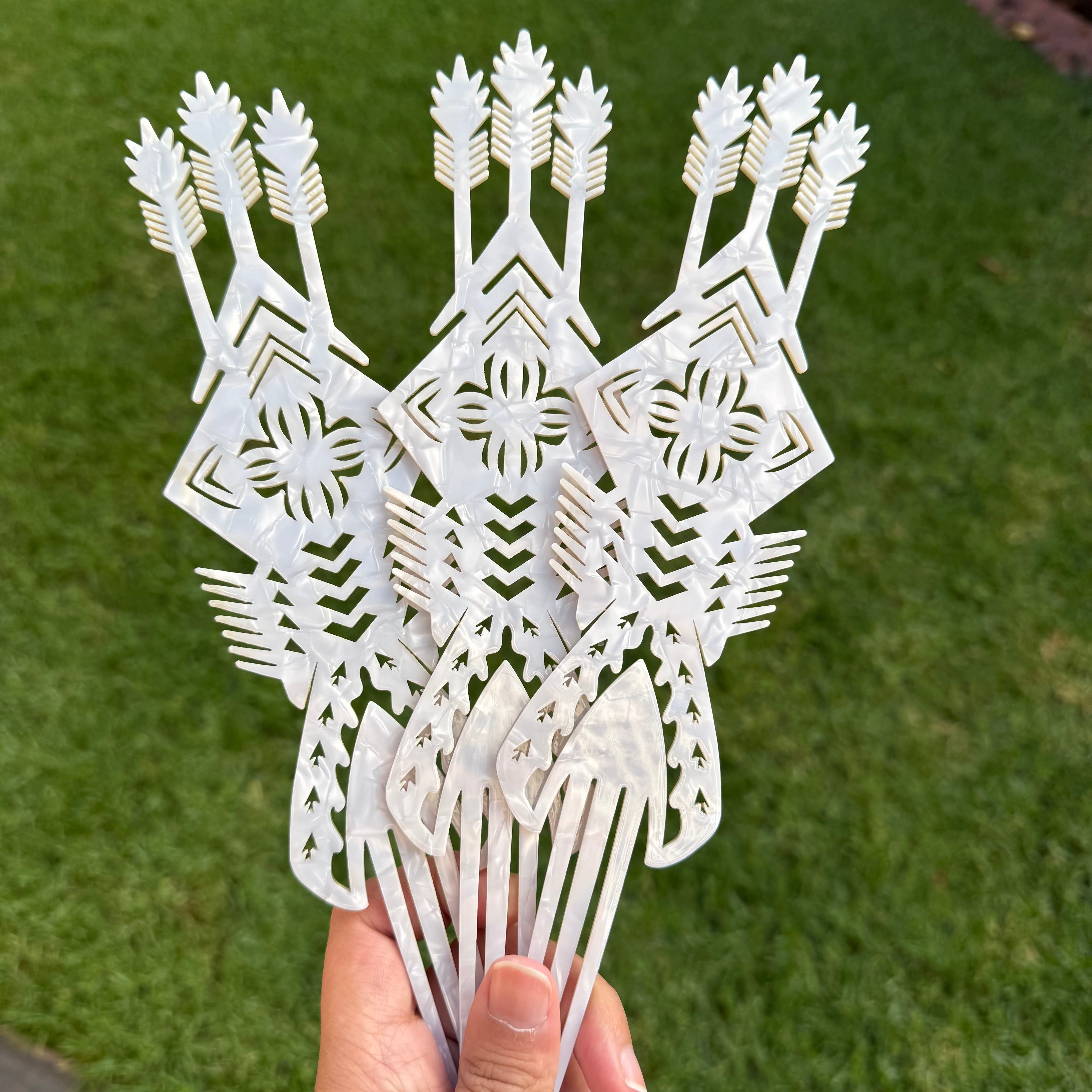 Selu Tuiga Acrylic Hair Accessories – Island Aesthetica